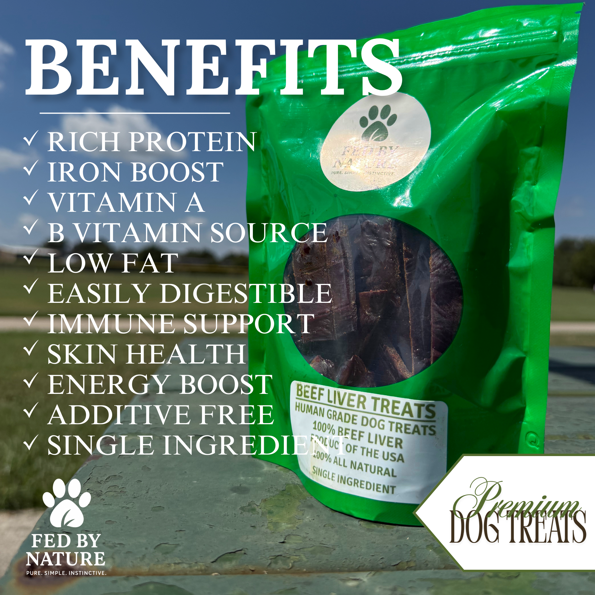 Single Ingredient Dog Treats | Fed By Nature